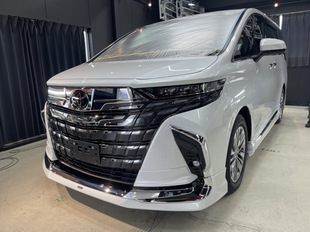 トヨタ新型アルファードAGH40W ガラスコーティング施工 - 四国エリア最大級のガラスコーティング専門店 カーケアグランツ